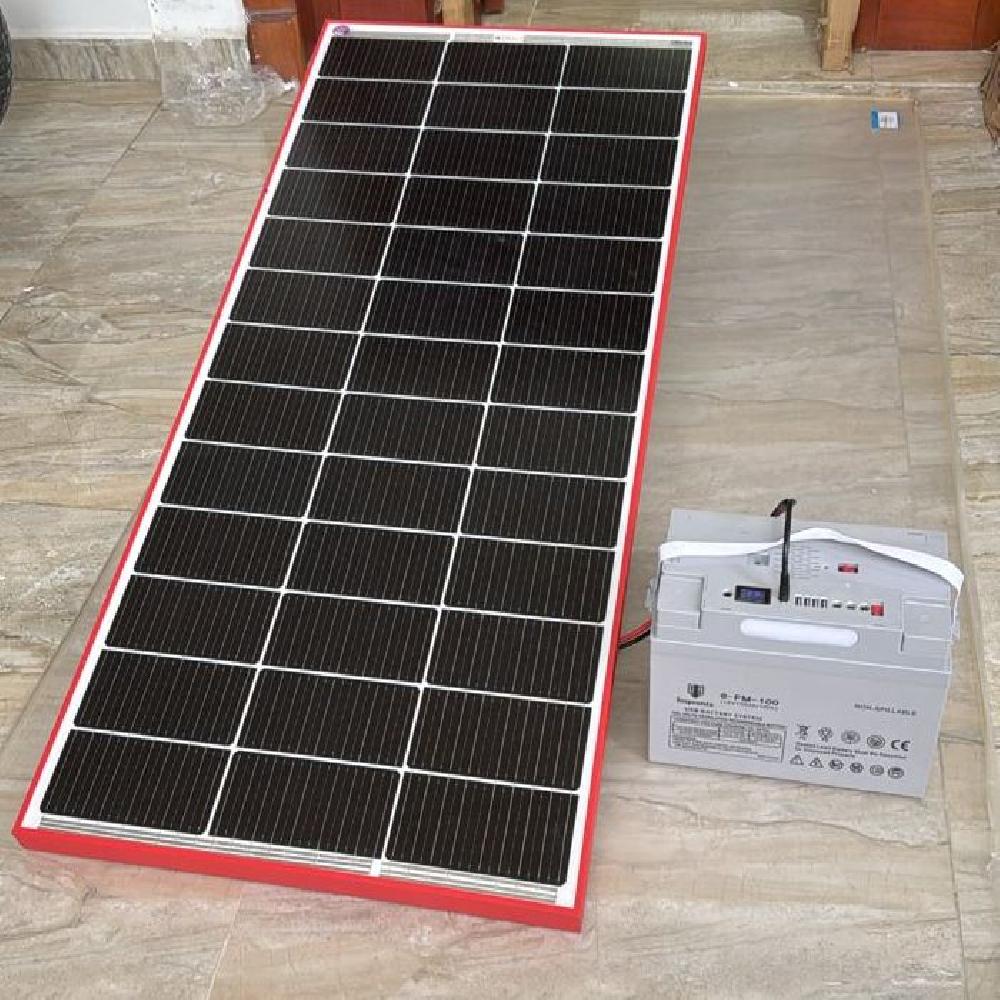 KIT PANEL SOLAR Y BATERIA